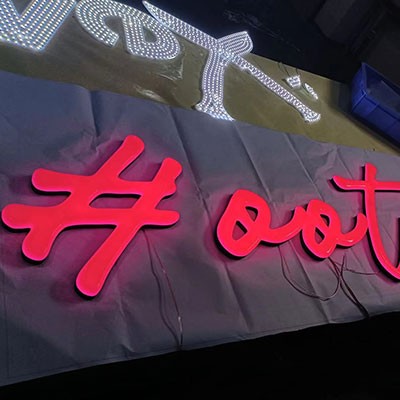 180° Acrylic Neon Sign